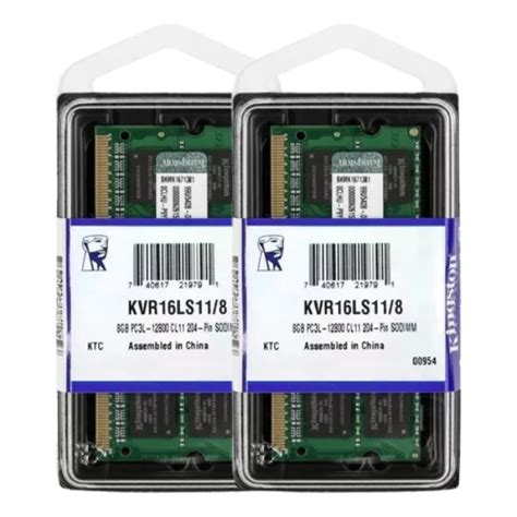 Memoria Ram Notebook Ddr3 8gb 1600 Kingston Bra Infomática