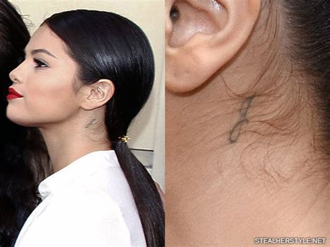 Selena Gomez Tattoo On Her Lower Back