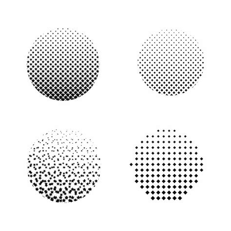 Premium Vector Halftone Effect Pattern Background