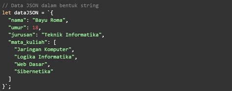 Apa Itu Json Pahami Definisi Dan Contoh Penggunaannya