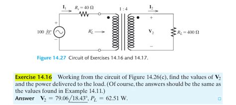 Solved Exercise 14 16 Working From The Circuit Of Figure Chegg Com