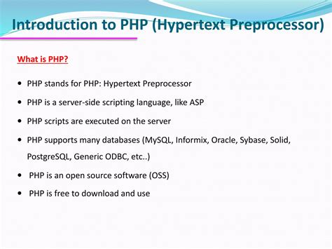 Web Development Course Php Lecture 1 Pdf