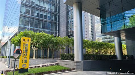 搜狐媒体大厦 SOUHU MEDIA PLAZA 新闻媒体公司 绿植 罐头图库