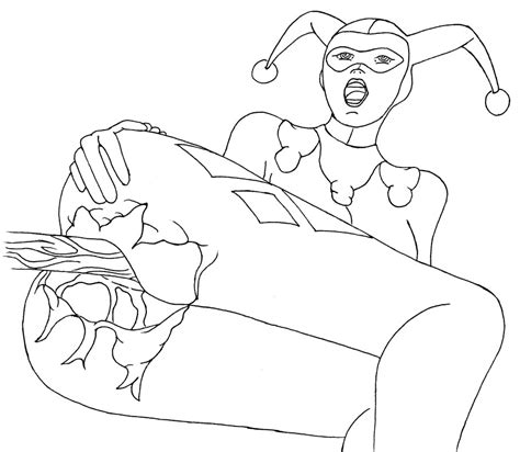 Rule 34 Batman Series Coolchg Dc Dc Comics Harley Quinn Monochrome