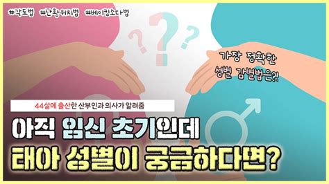 태아 성별 감별법🤔｜20주 전에도 아기의 성별을 알 수 있나요 정확도는｜12주 각도법 난황위치법 베이킹소다법🔥 [노노산부인과 Ep50] Youtube