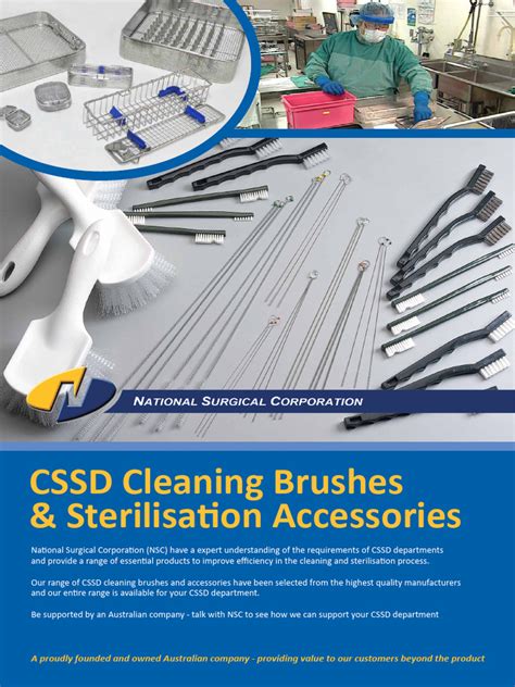 Cssd Cleaning Brushes Equipment Brochure Email Feb21 Pdf Brush Toothbrush