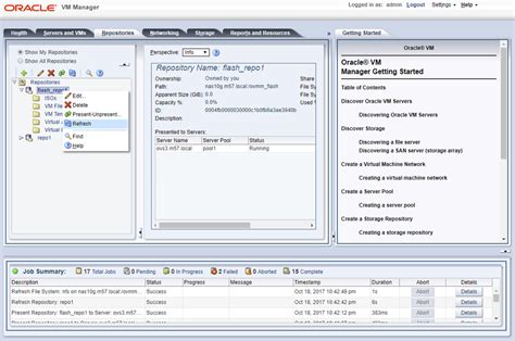 Recovering Your Oracle Vm Manager When You Have No Backup Tales From The Datacenter V20