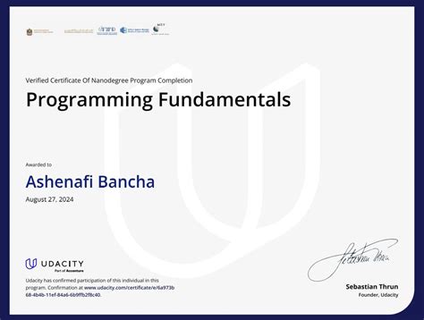 Programmingfundamentals Datasciencefundamentals Ashenafi Bancha