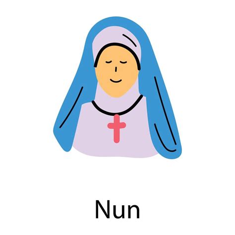 Trendy Nun Concepts 17182788 Vector Art At Vecteezy