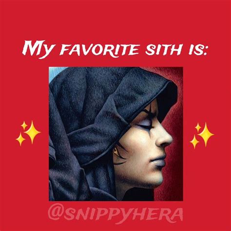 Snippyhera On Instagram My Favorite Sith Part 2 These Were Mostly Requests 🥰💗 In Order Of