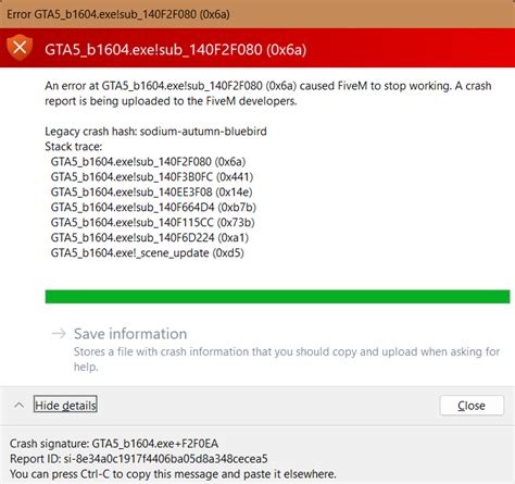 My FiveM Server Crashes Me When I Spawn In A Vehicle And Drive It FiveM Client Support Cfx