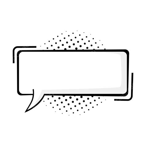 Retro Bubble Speech Comic Style Text Box Comc Bubble Retro Png And