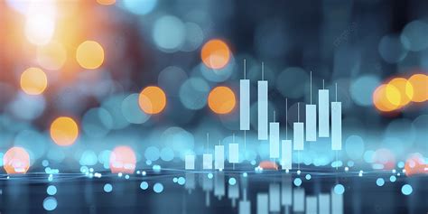 파란색 배경 및 흐림 보케 조명 효과가 있는 주식 시장 차트 스톡 재정적인 시장 배경 일러스트 및 사진 무료 다운로드 Pngtree