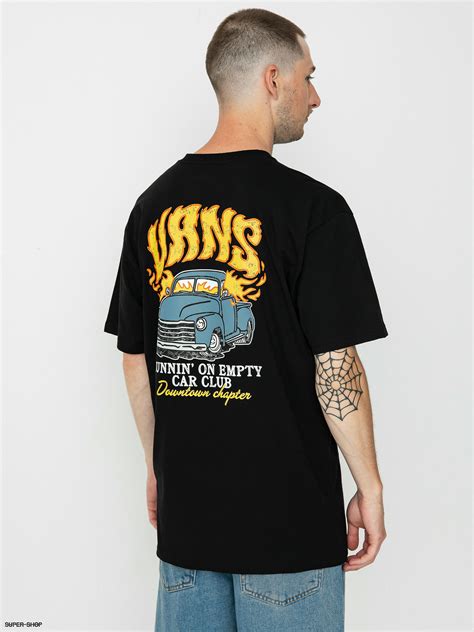 Vans Running On Empty T Shirt Black