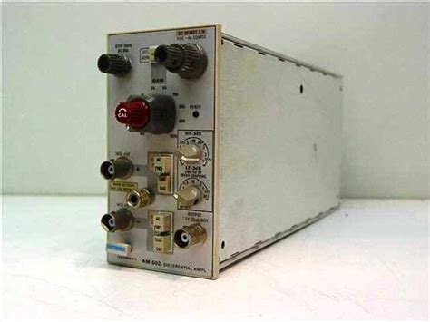 Tektronix Am 502 Differential Amplifier