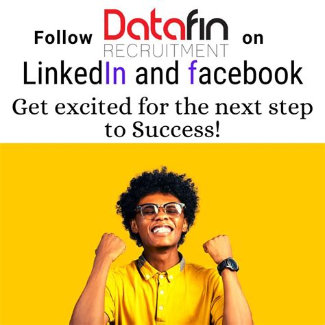 Datafin Recruitment On Linkedin Follow Datafin Recruitment On Linkedin And Facebook For Up To Date…