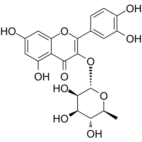 Quercitrin Quercetin 3 Rhamnoside Cas 522 12 3 Abmole Bioscience Quercitrin Price
