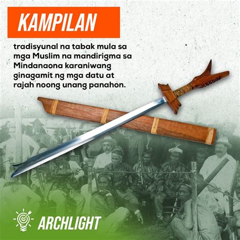 Archlight Ang Kampilan Ay Isang Tradisyunal Na Tabak Mula Sa Mga