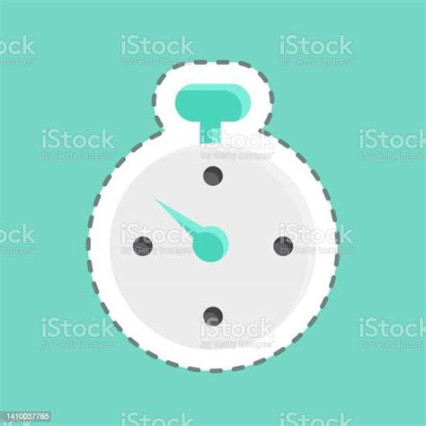 스티커 라인은 마감 시간을 단축합니다 시작 기호에 적합합니다 편집 가능한 간단한 디자인 디자인 템플릿 벡터 간단한 그림 경영자에 대한 스톡 벡터 아트 및 기타 이미지