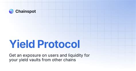 Yield Protocol Chainspot