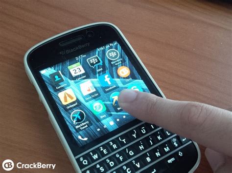 Weekend Coder Touching The Screen Crackberry