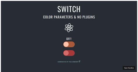 Switch Css Component Without Plugin Codesandbox