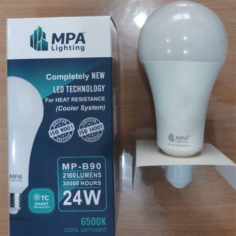 Jual Lampu LED Bohlam MPA Lighting 24 Watt PUTIH Shopee Indonesia