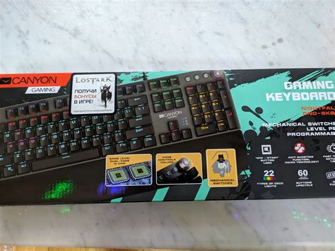 Клавиатура CANYON Nightfall (CND-SKB7-RU) — купить в интернет-магазине ...