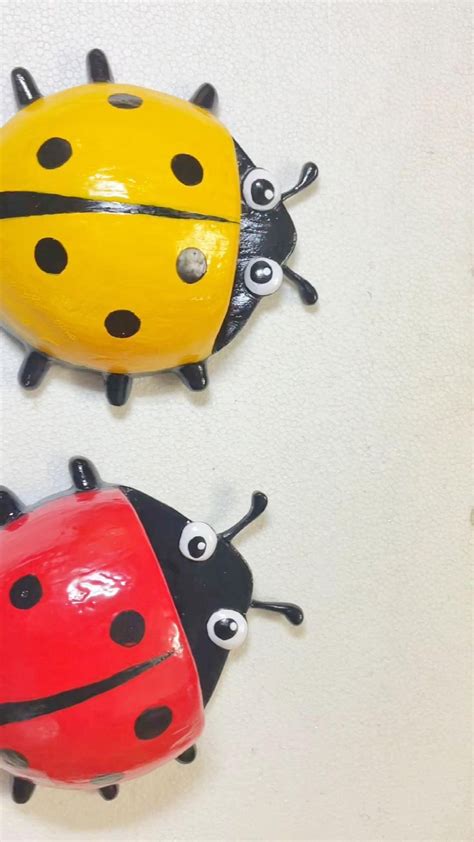 How To Make Ladybug At Home Part Video Diy Room Decor Videos Cement Crafts Diy Wall Decor