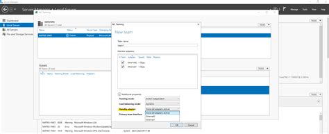 Set Up Nic Teaming In Windows Server