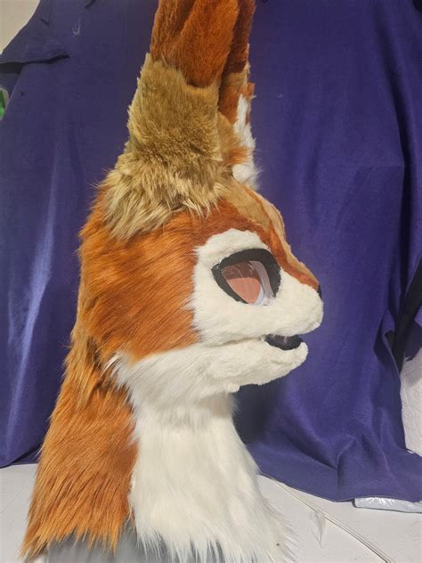 Fuzzbutt Kemono Bunny Fursuit Head 23 Inch Etsy