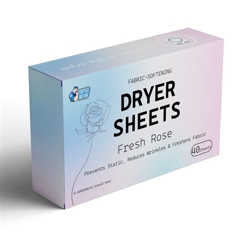 Fresh Rose Ultimate Fabric Care Anti Static Tumble Dryer Sheets Sheet Whisper