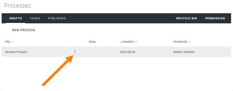 Working With Draft Processes Omnia Documentation