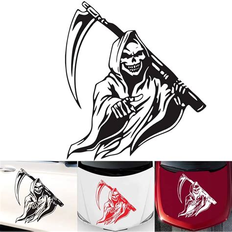 Grim Reaper Auto Stickers