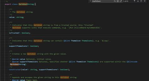 Markdownstring Supporthtml Isn T In The Release Issue Microsoft Vscode Github