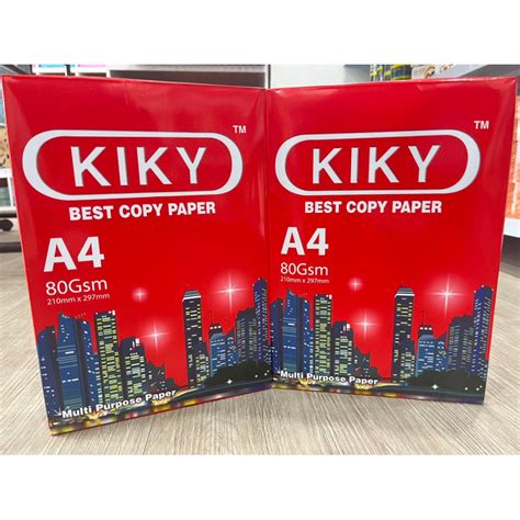 Jual Kertas Hvs 80gsm Kiky Kertas Fotocopy Kertas Print Kertas