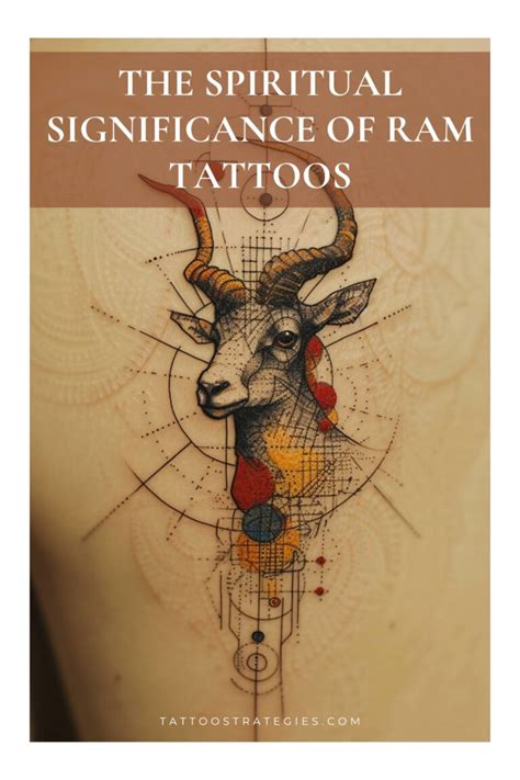 Ram Tattoos Ancient Symbols With Modern Meanings