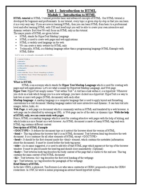 It Content Html Pdf Html Element Html