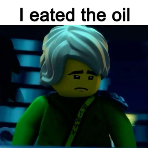 Lloyd Eated The Oil 💔 Lloyd Garmadon Ninjago Meme Ninjago Memes Ninjago Lloyd Ninjago