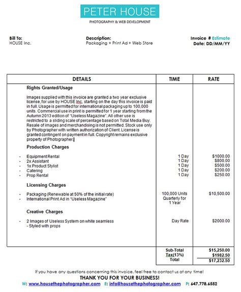 Free Of Charge Invoice Sample Master Of Template Document