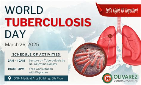 Olivarez General Hospital Olivarez General Hospital Celebrates World Tuberculosis Day 🏥 Join