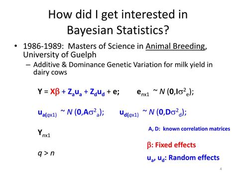 Ppt Applied Bayesian Inference For Agricultural Statisticians