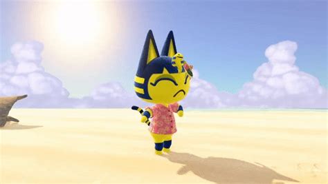 Ankha Dance On The Beach ☥ Ankha Animal Crossing Cute Characters