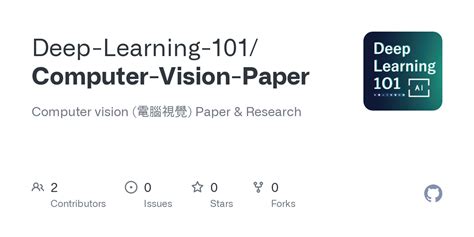 Github Deep Learning 101computer Vision Paper