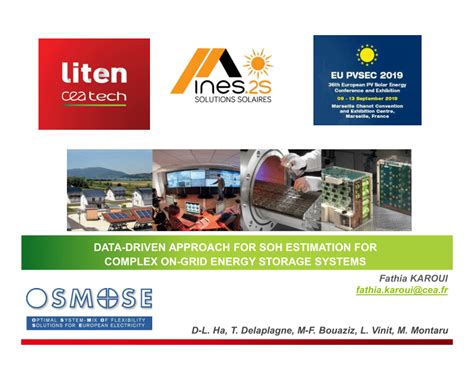 Pdf Data Driven Approach For Soh Estimation For Complex On Grid Energy Storage Systems