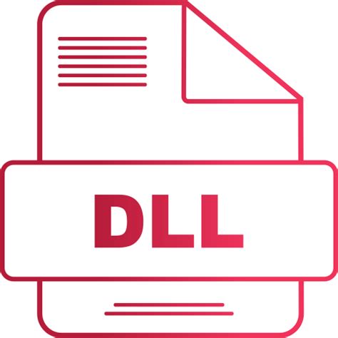 Dll File Generic Gradient Outline Icon