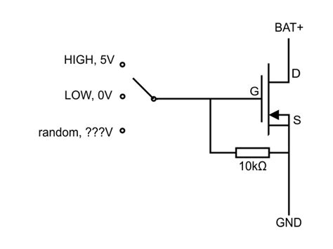 Mosfet Pull Down Resistor Placement General Electronics Arduino Forum