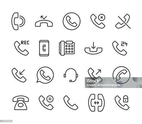 처리의 간단한 세트 관련 벡터 라인 아이콘 지원 채팅 콜백 등으로 같은 아이콘을 포함 되어 있습니다 편집 가능한 선입니다 48