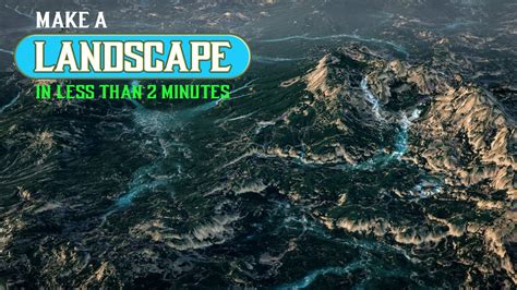 Create A Landscape In Blender In Less Than 2 Minutes Blender 34