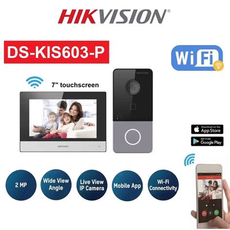 HIKVISION DS KIS P IP Video Intercom Kit Shopee Malaysia
